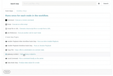 Schedule workflows with Rundeck integration – BlueCat Networks