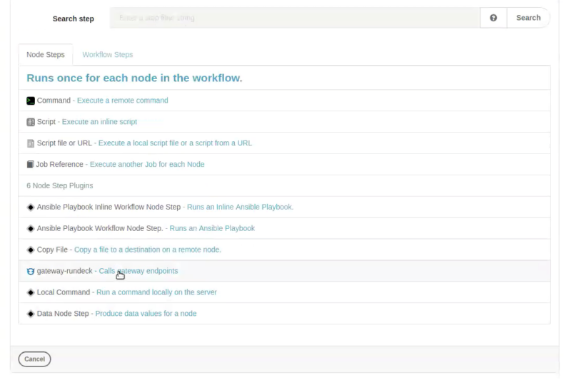 Schedule workflows with Rundeck integration – BlueCat Networks