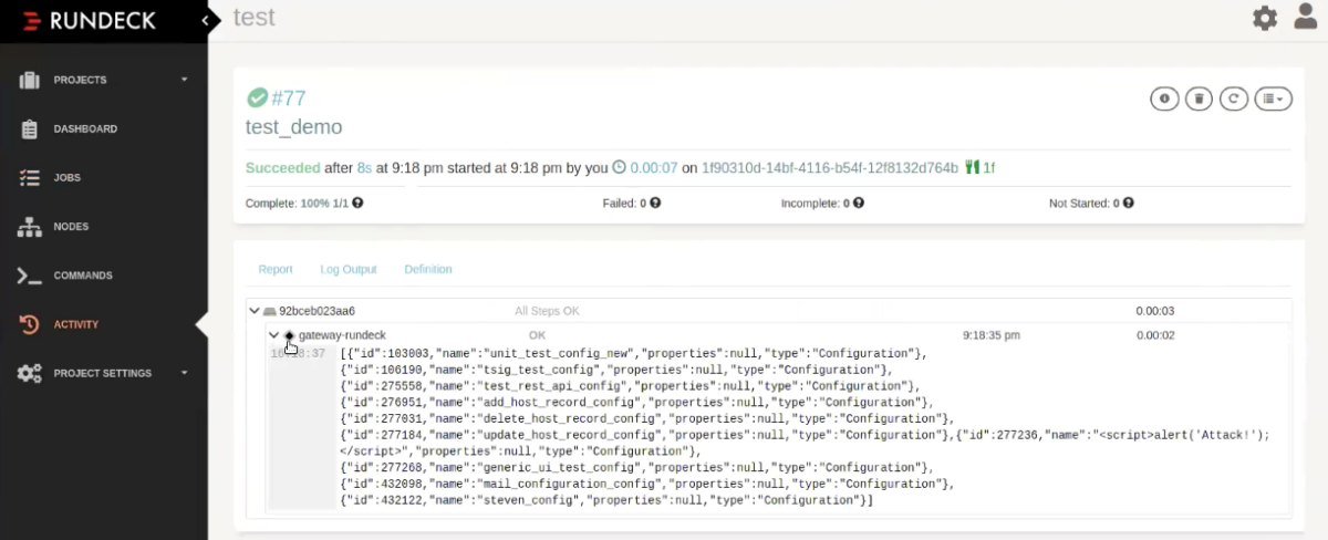 Schedule workflows with Rundeck integration – BlueCat Networks
