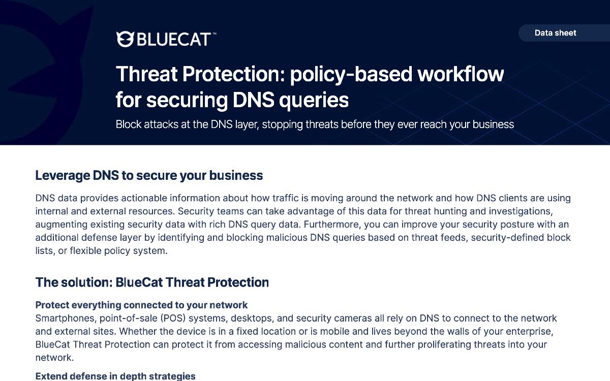 ホーム – BlueCat Networks